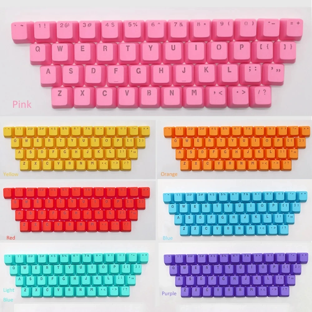 Buy PBT OEM Profile Mechanical Keyboard Keycaps Colorful Backlit ...