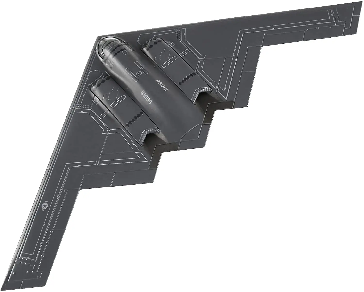 B2 Bomber Top View