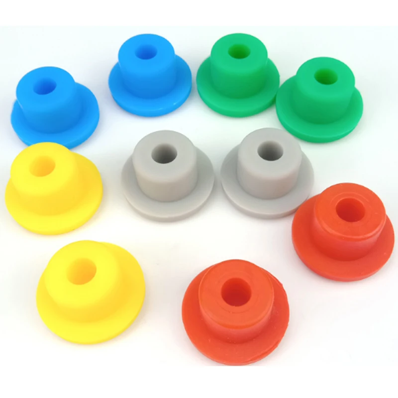 15mm-48-5mm-Red-Blue-Gray-Green-Yellow-Silicone-Rubber-Hole-Caps-Plug-T ...