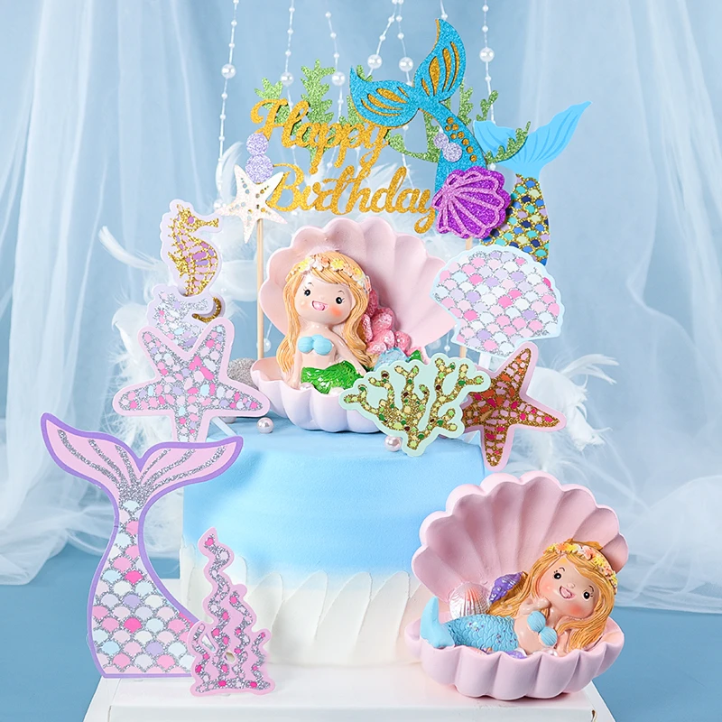 Make a splash with mermaid party decorations for an under-the-sea ...