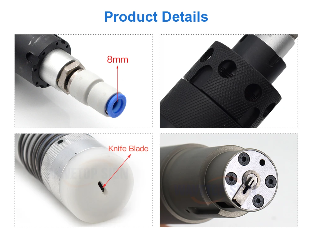 WaveTopSig CNC Pneumatic Oscillating Vibrating Knife Tool Vibrating K ...