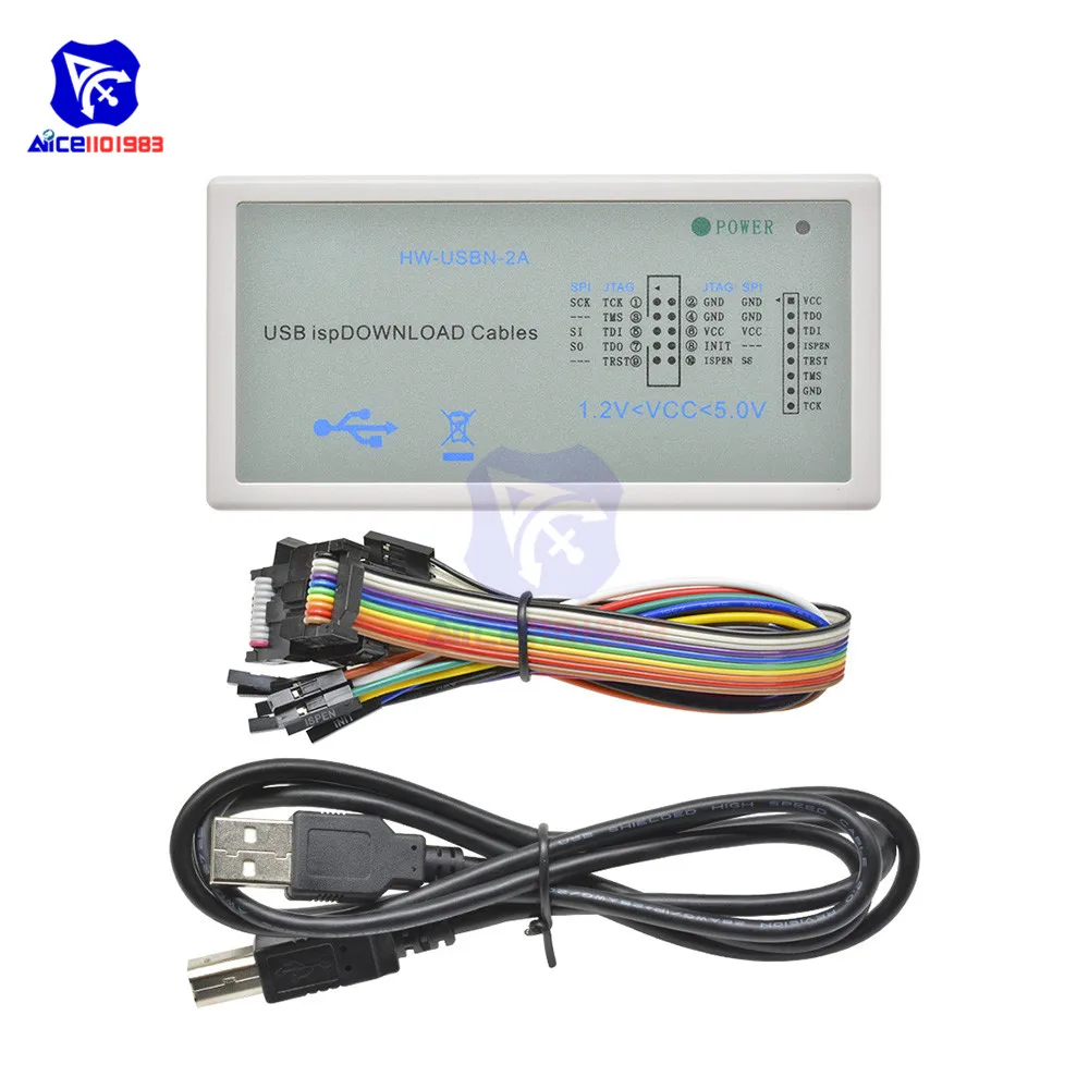Diymore 격자 Usb 다운로드 프로그래머 Isp 다운로드 케이블 Usb 케이블 점퍼 와이어 Jtag 라인반도체 집적회로 Aliexpress