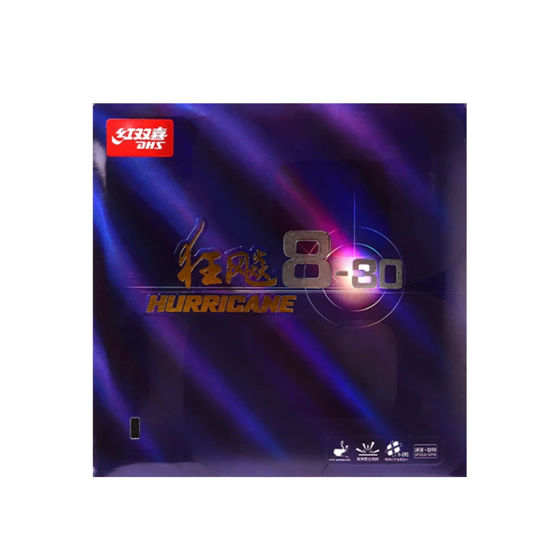 Dhs Original Hurricane8-80 Hurricane 8-80 Pips-in H8-80 Table Tennis ...