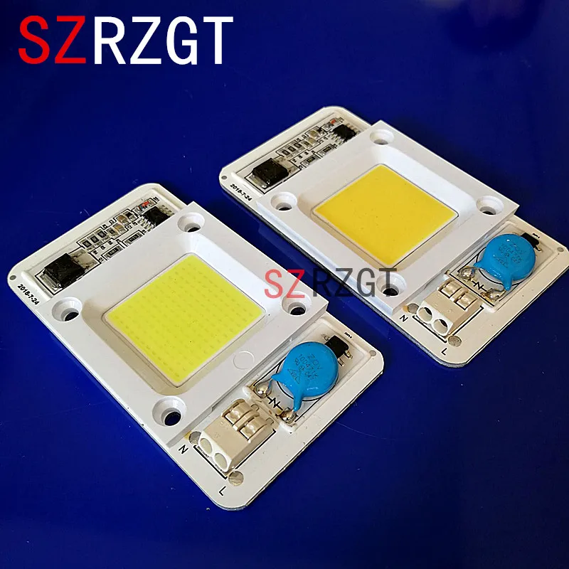 NEW Dimmable LED COB Lamp Chip 50W white/warm white AC110V 220V Input Smart IC Driver Fit For ...
