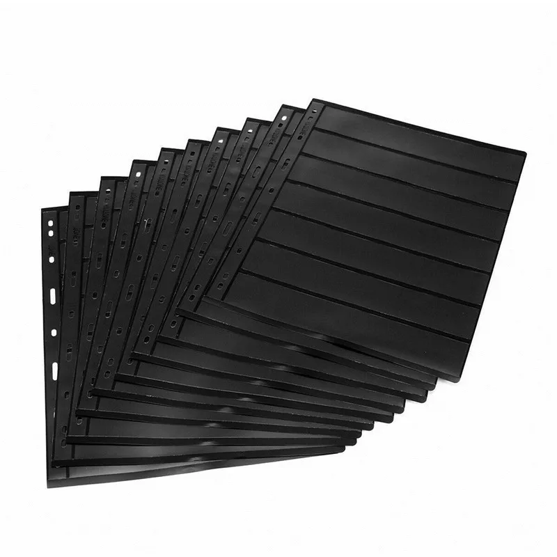 Album photo,8 Grid--Timbres-poste Double Face En Pvc, Lot De 10 Pièces ...