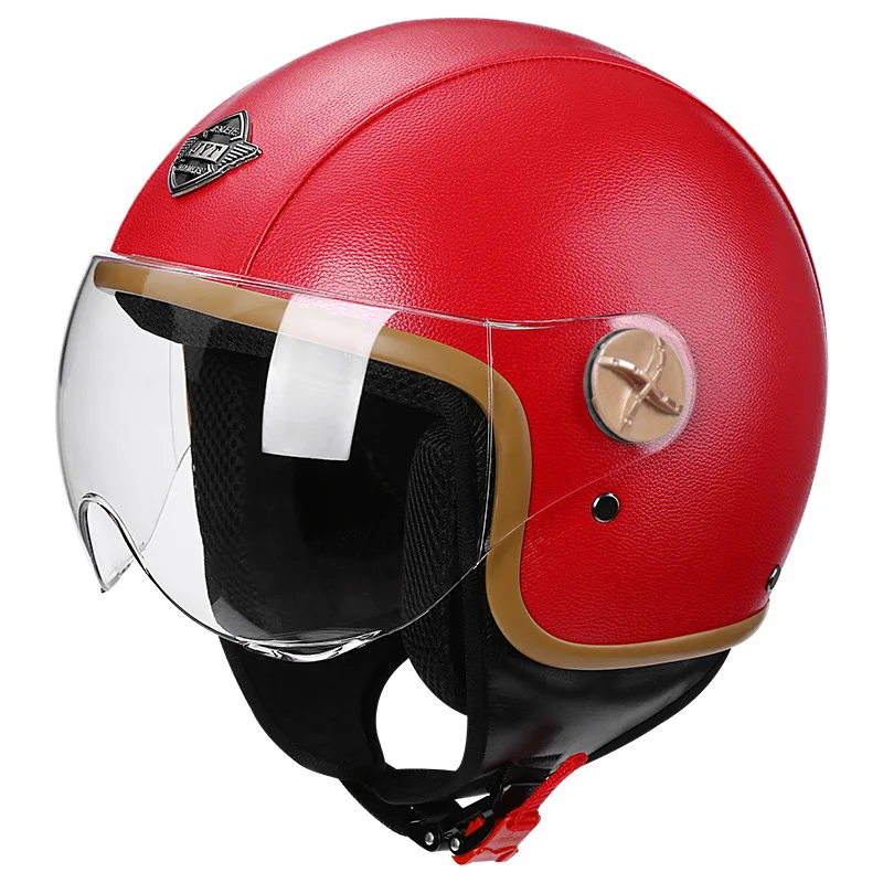 Red Vespa Helmet