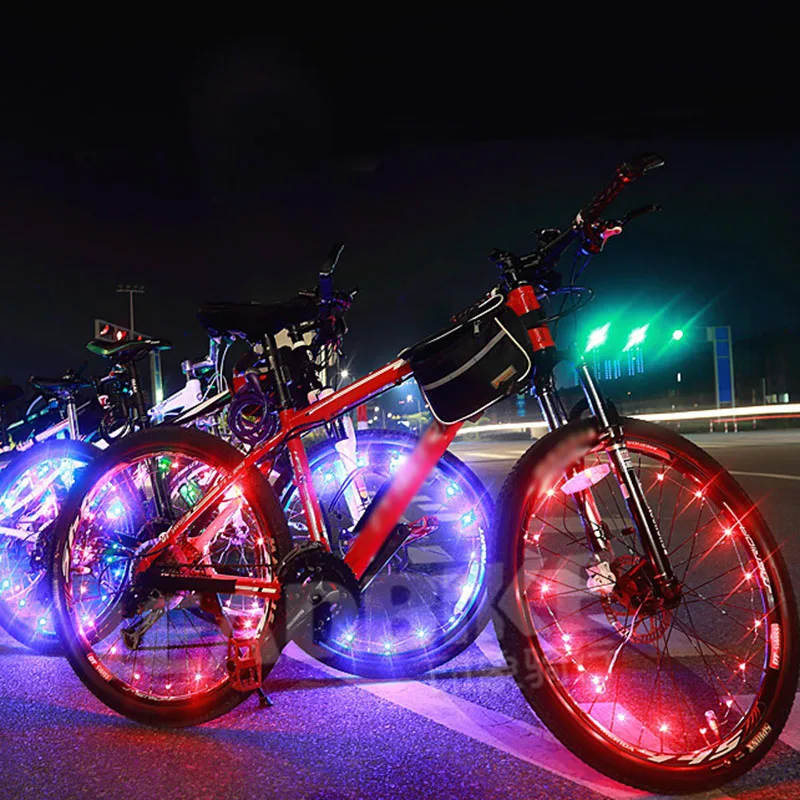 High Brightness Bike Lights Bicycle Spoke Wheel Lamp Tire Spoke Steel ...
