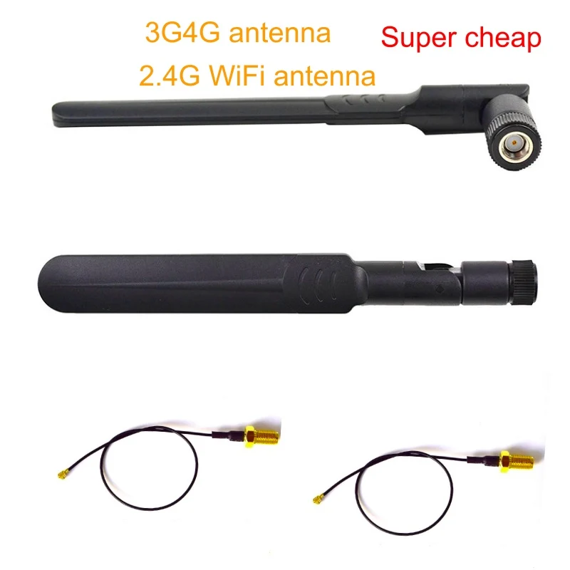 2-4GHz-2-x-5dBi-3g4g-WiFi-Antenna-Aerial-SMA-Male-wireless-router-RP ...