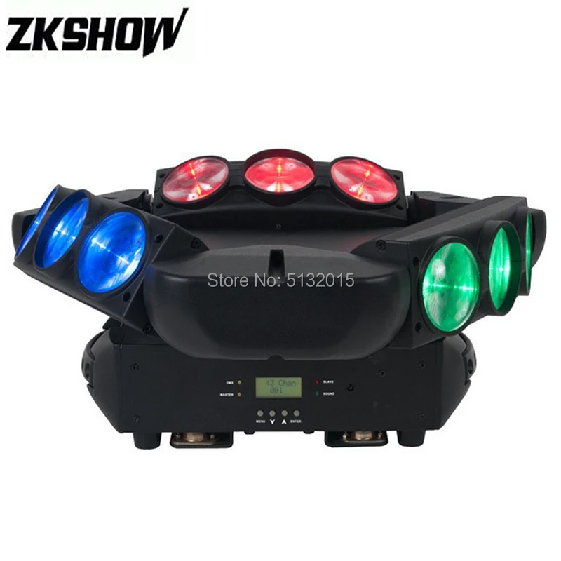 2PCS-Lot-9-12W-Big-Spider-Beam-LED-Moving-Head-RGBW-CREE-DJ-Disco-Party ...