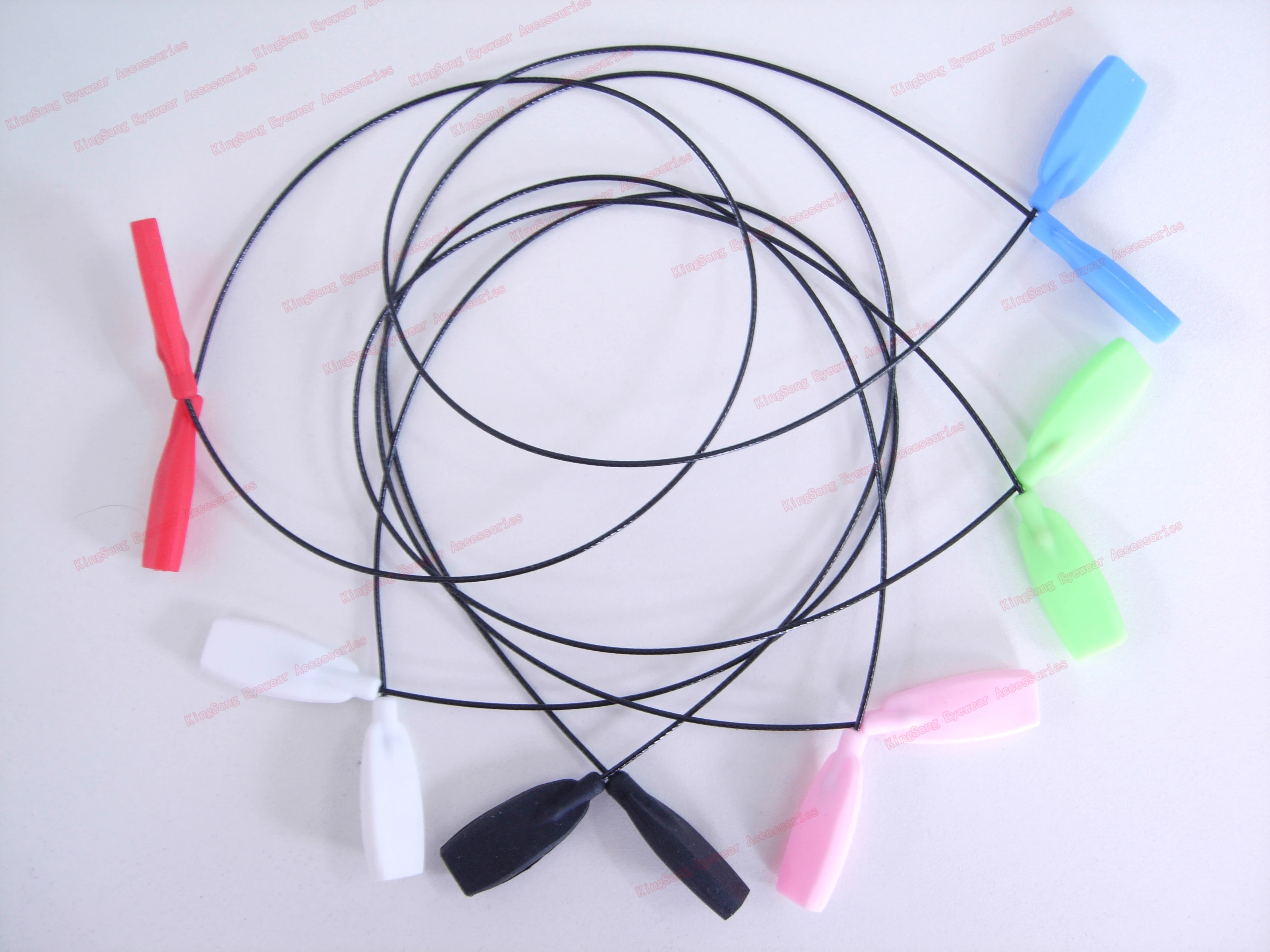 ultra thin light weight eyewear sunglass metal cable retainer spectacle ...
