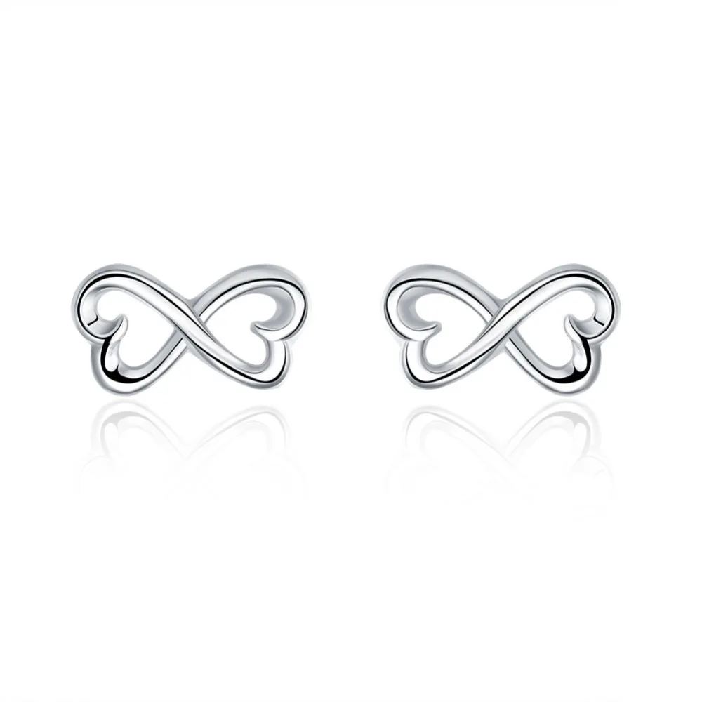 Exquisite 925 Stamp Silver color Earring Fashion Creative numbers ...