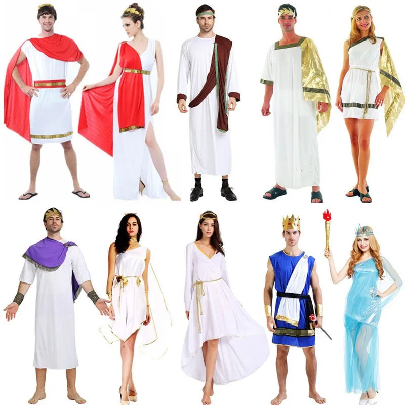 Adults Ancient Greece Cosplay Costume Goddess Halloween Carnival ...