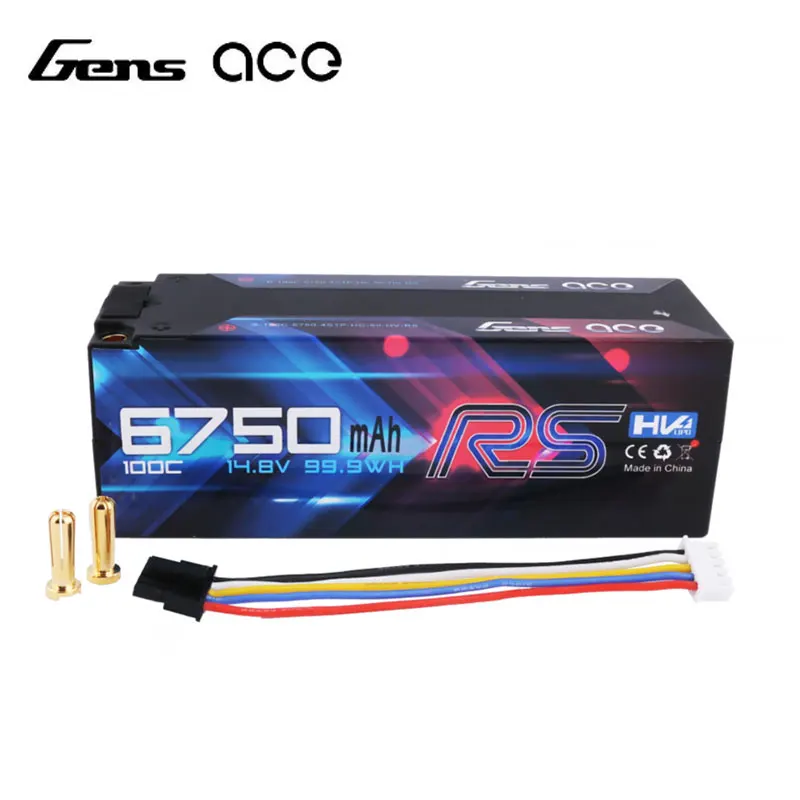 GENS-ACE-RS-LCG-6750mah-100C-14-8V-4S1P-DeliveryJR-MINIFIT-5P-Pair ...