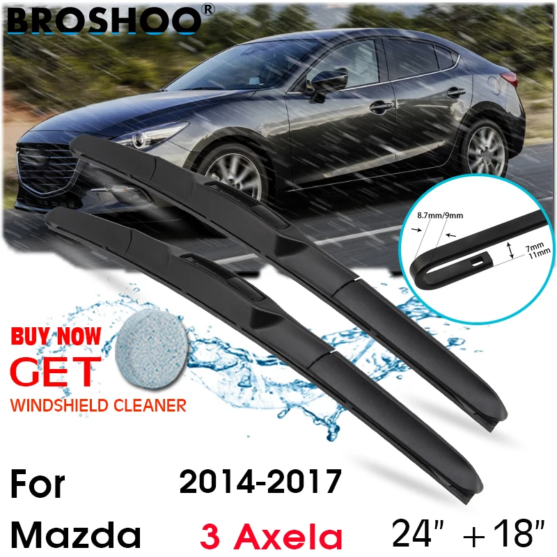 Car Wiper Blade Front Window Windscreen Windshield Wipers Blades J hook ...