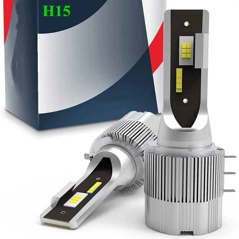 Kit de conversión de bombillas LED plug n play, luz de carretera H15 de ...