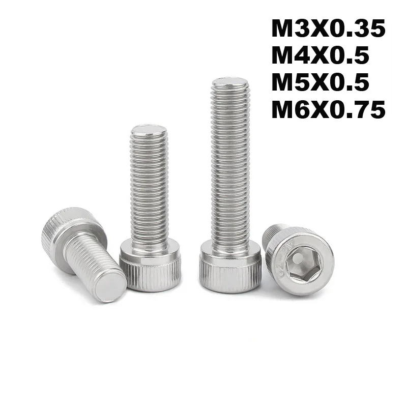 M3x0-35-M4x0-5-M5x0-5-M6x0-75mm-304-Stainless-Steel-A2-70-Fine-Thread ...