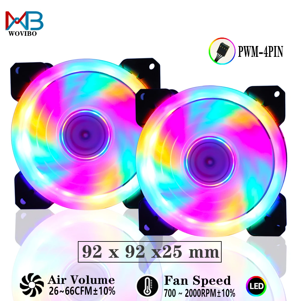 Fan Computer Case 92mm | 90mm Cooling Fan 3 Pin | 90 Computer Case Fan ...