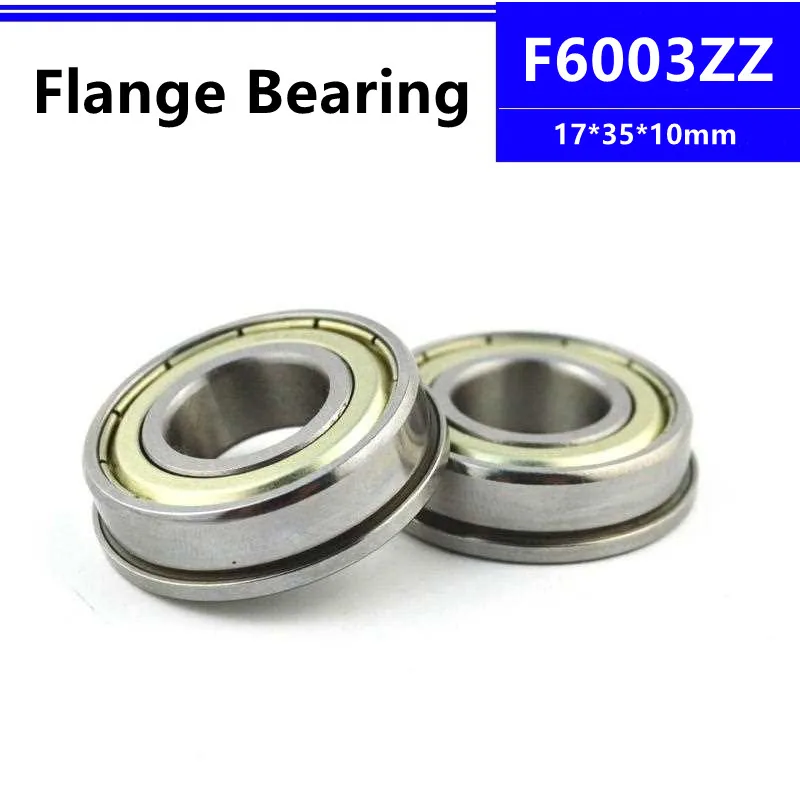 10pcs-30pcs-F6003ZZ-17-35-10mm-flange-deep-groove-ball-bearing ...