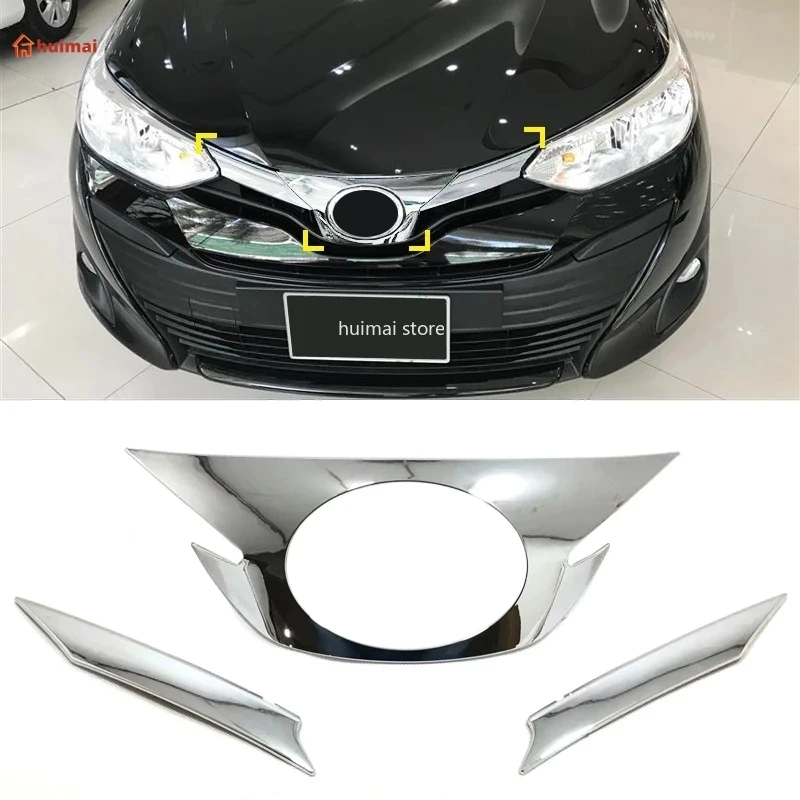 For Toyota Vios Yaris Sedan 2019 2020 Car Styling Accessories ABS ...