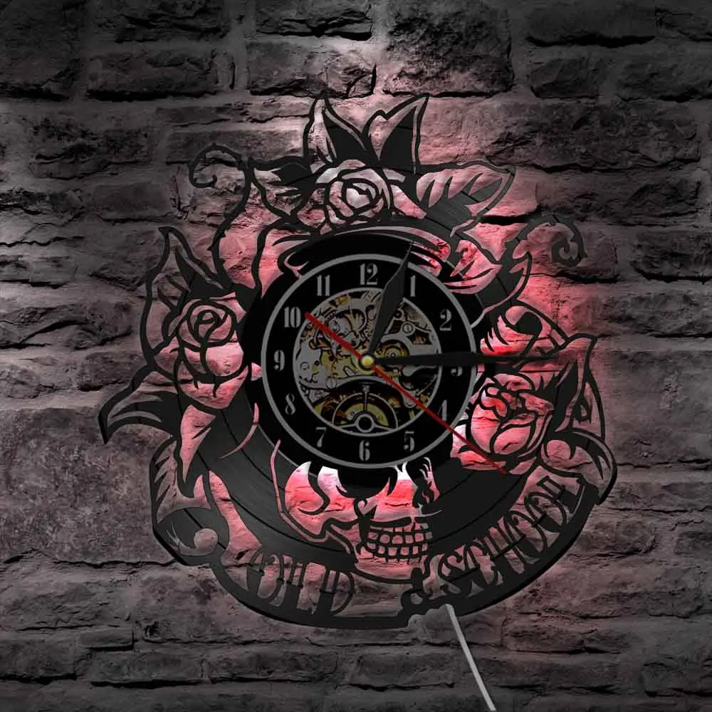 Skull And Clock Tattoo Designs