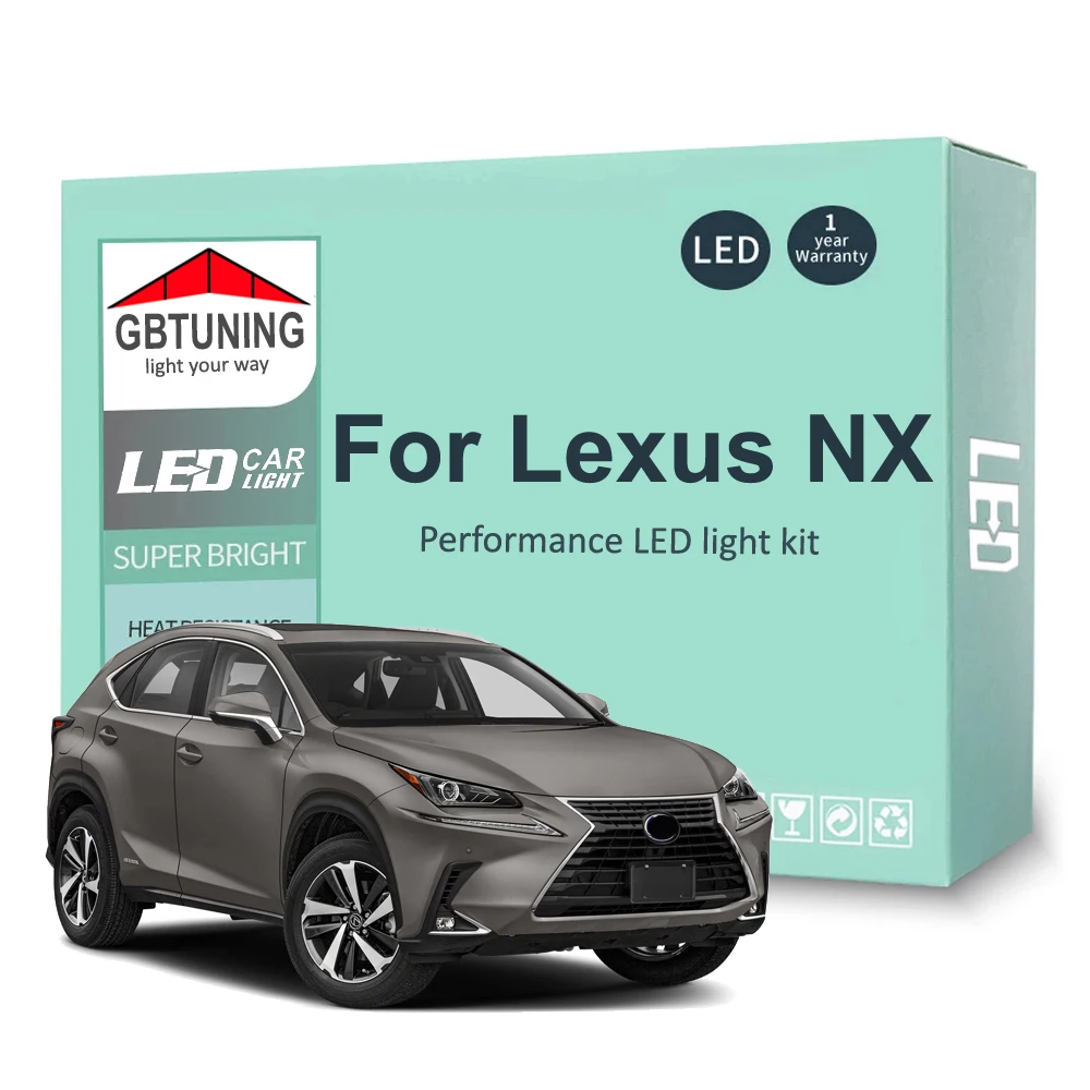 8Pcs-LED-Interior-Light-Bulb-Kit-For-Lexus-NX-NX200-NX200t-NX300h-2014 ...