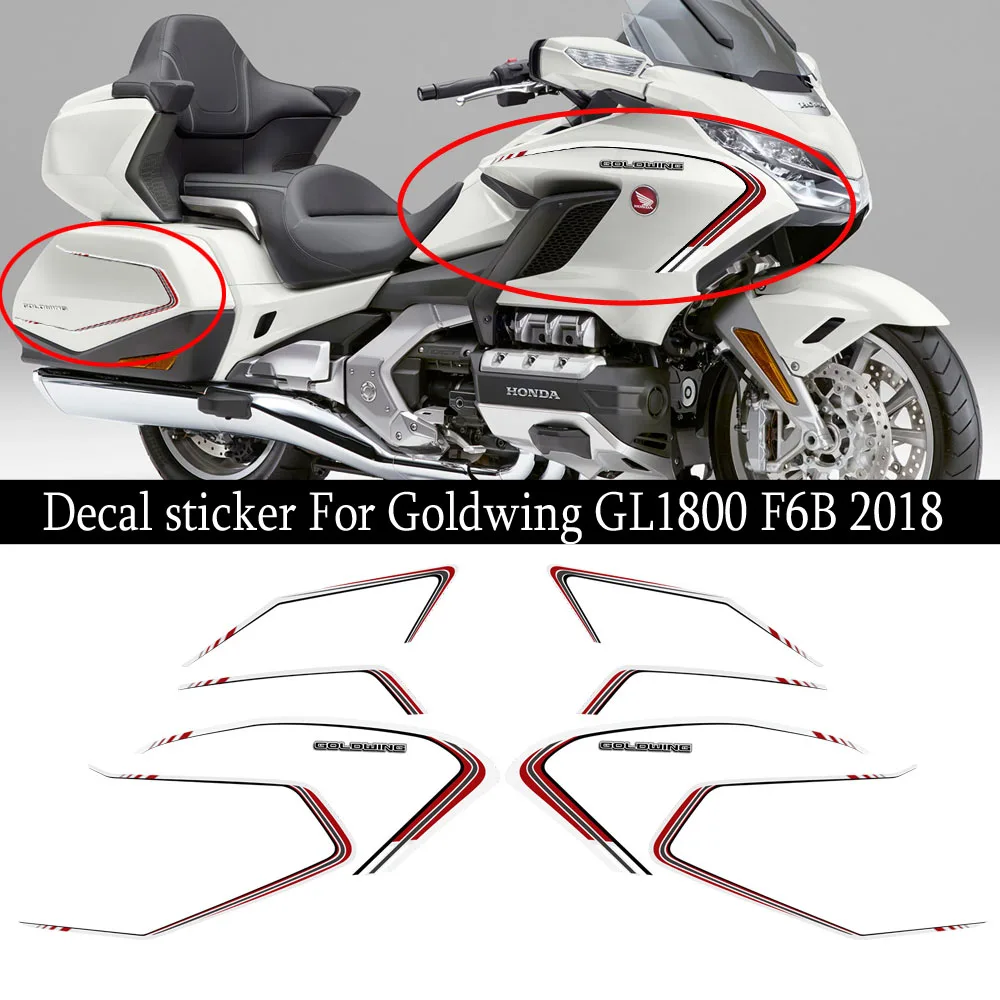 Motorcycle-Tank-Pad-GL-1800-Touring-Sticker-Decal-Kit-Case-For-HONDA ...
