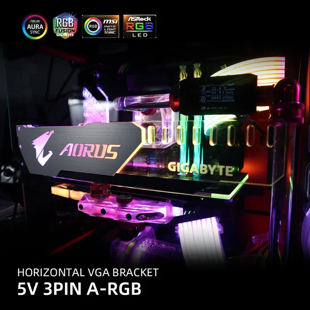 Msi Motherboard ARGB Bracket - 5V 3PIN Addressable RGB Graphics Card ...