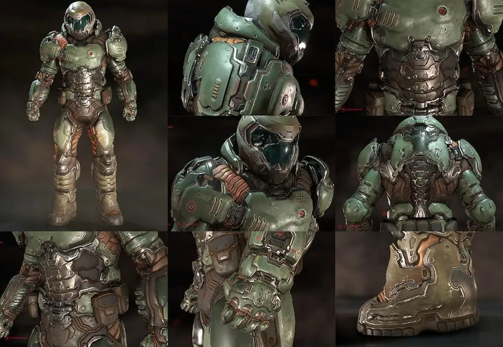 Costume-de-Cosplay-Doom-Slayer-sur-Mesure-Ensemble-Complet-de-Haute ...