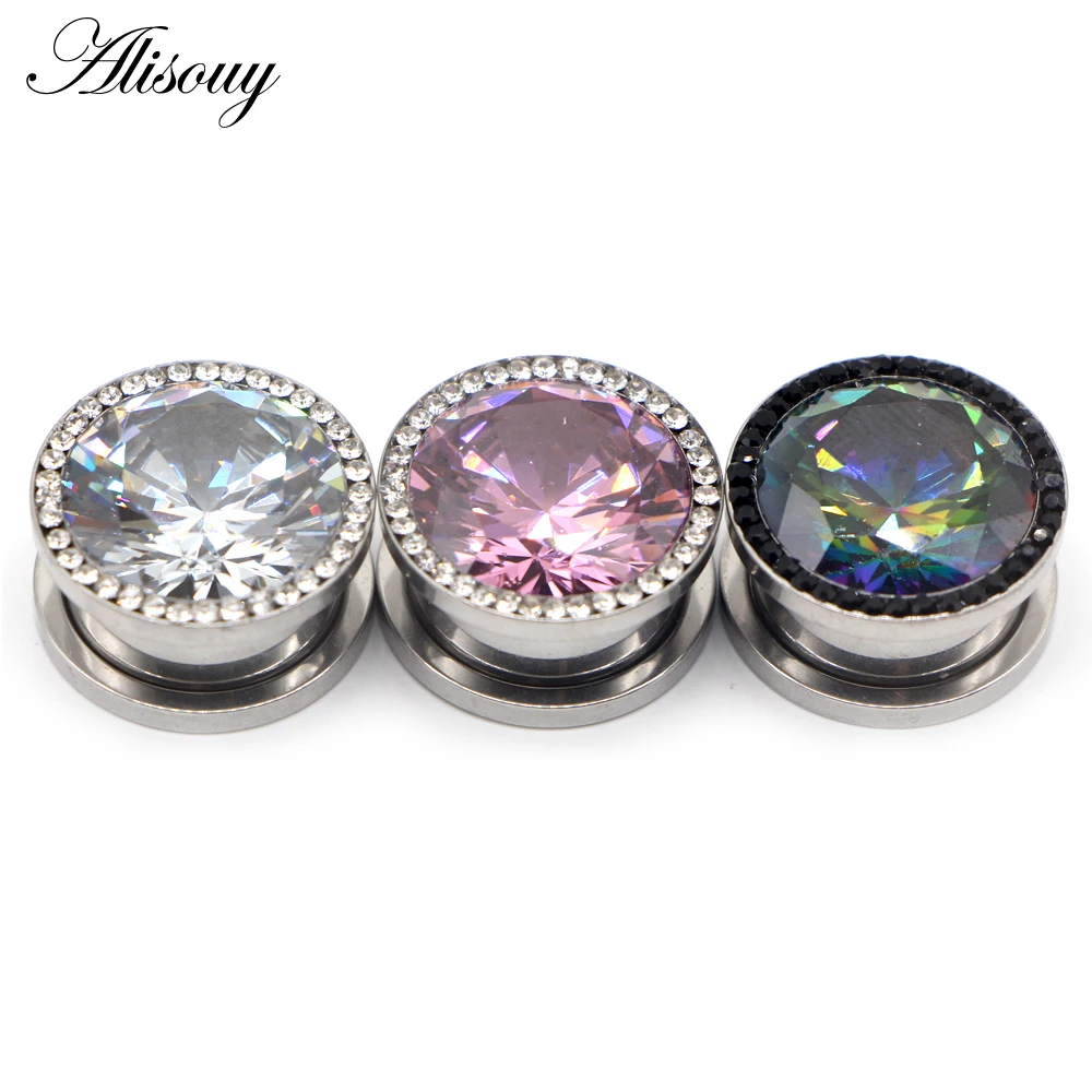 Alisouy-2PCS-Lot-Piercing-Screw-Ear-Gauges-Plug-Tunnel-Expander-Steel ...