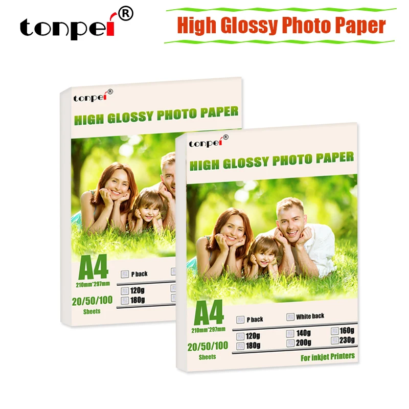 A4 High glossy Photo Paper Printer Photographic Paper single-side ...