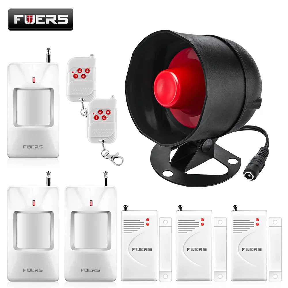 Fuers Alarm System Siren Speaker Loudly Sound Home Alarm System ...