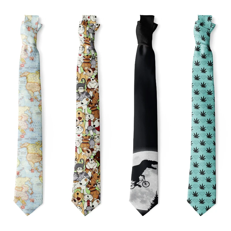 Funny Necktie Men | Funny Neck Ties Men | Funny Tie Man | Tie Funny ...