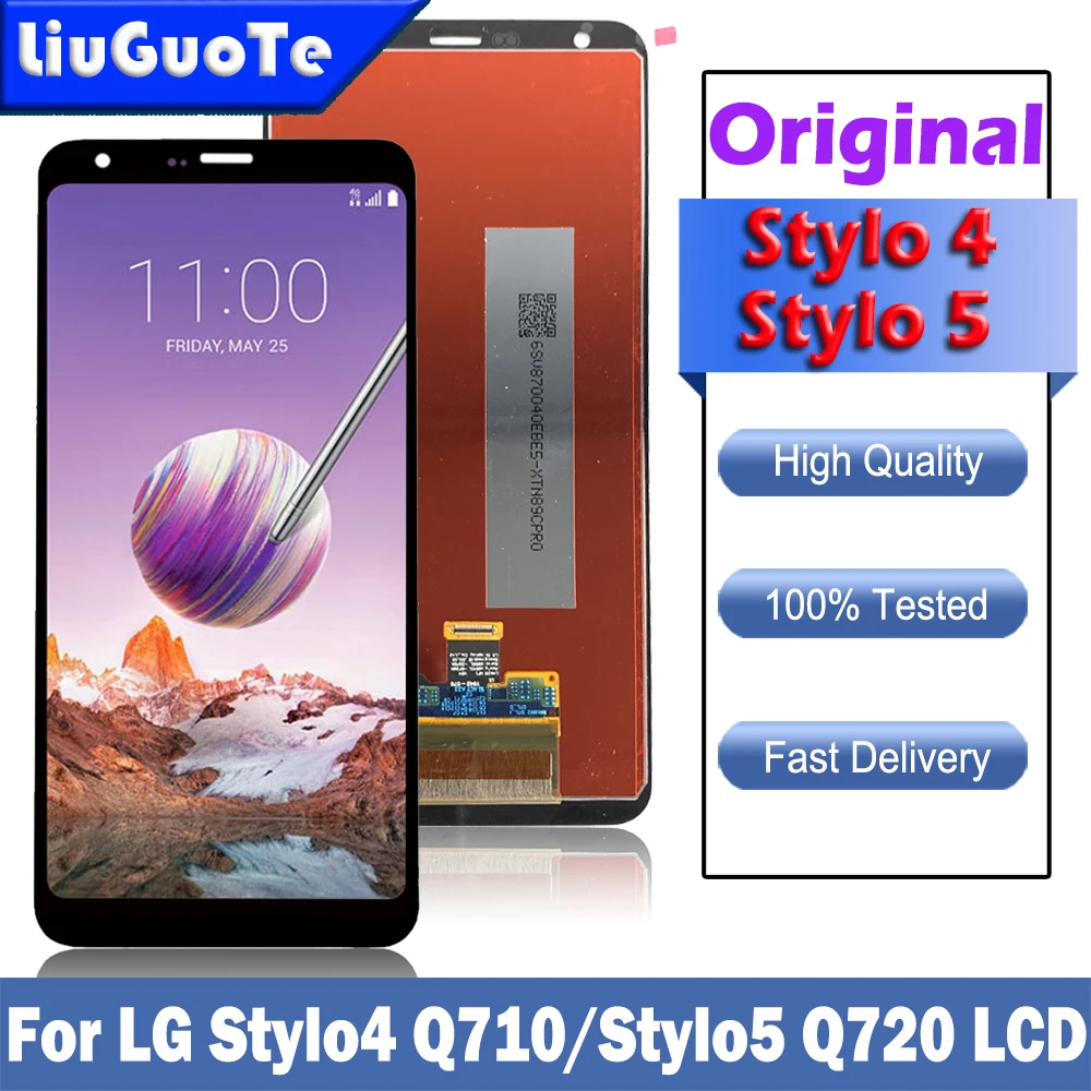 For LG Stylo 4/Stylo 5 Q710 Q720 LMQ720MS LCD Display Digitizer Assembly Replacement For LG ...