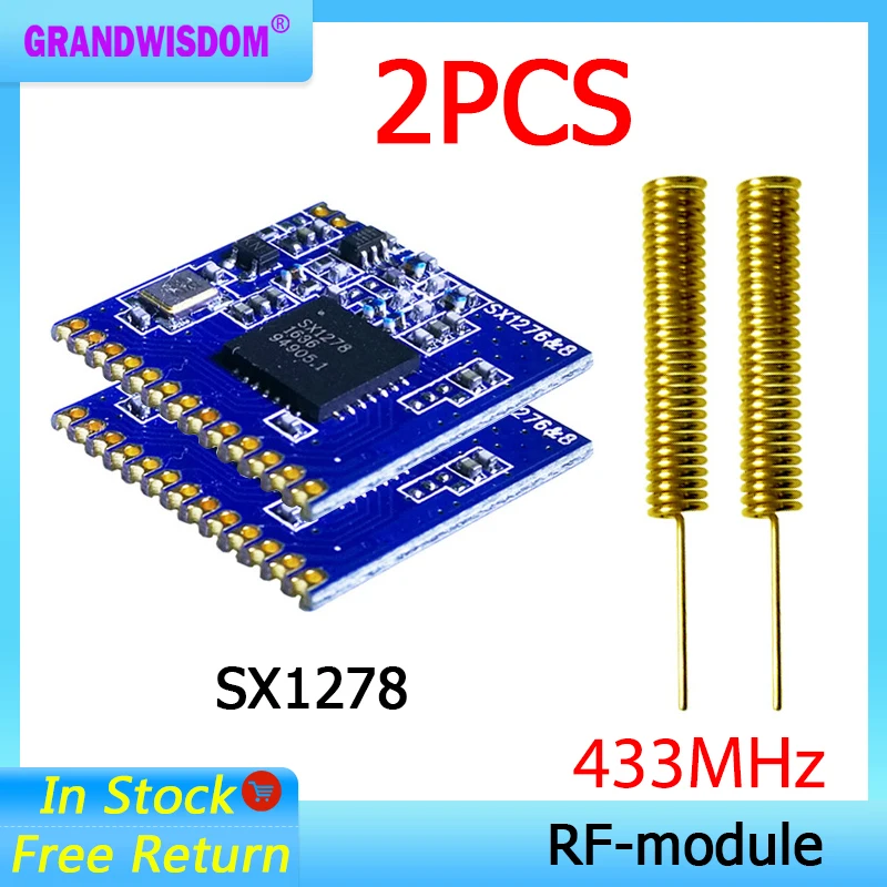 433mhz-RF-LoRa-module-2pcs-SX1278-PM1278-Long-Distance-communication ...