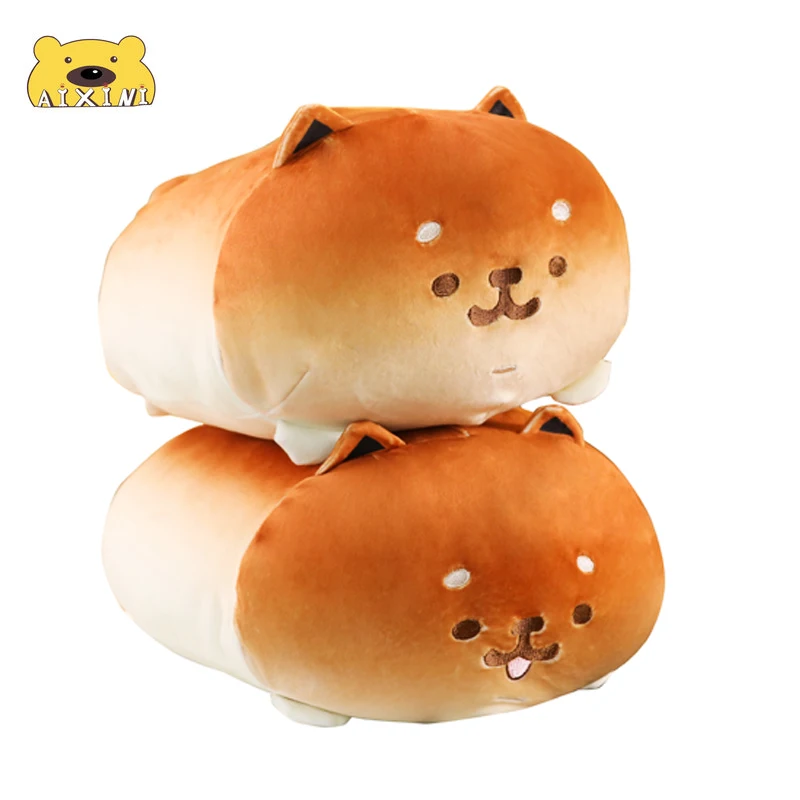 Soft Toy Bread Dog Plush Toys Pillow Hugs Animal Stuffed Toys Long ...