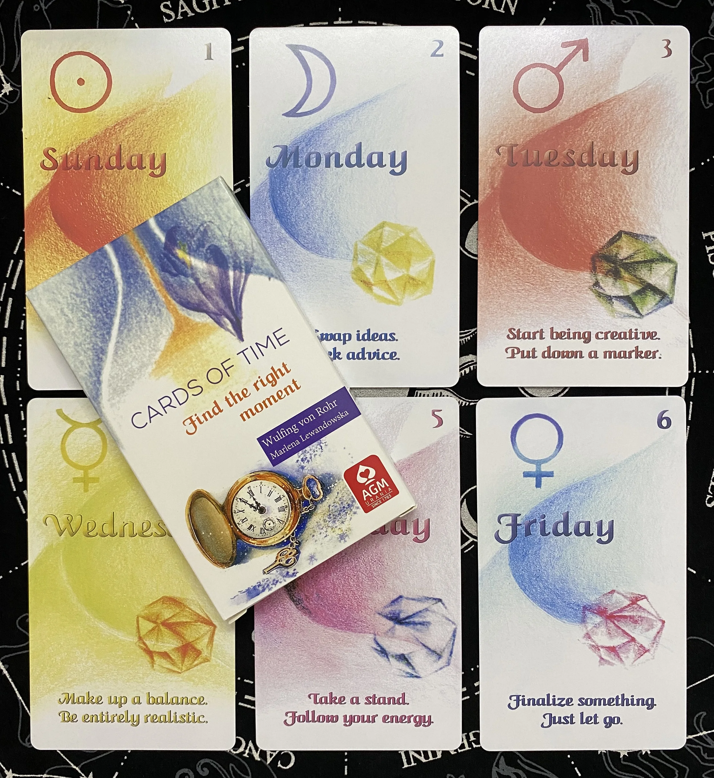 New 33pcs Tarot Cards Of Time Deck Tarot Card Oracle Cards Find The ...