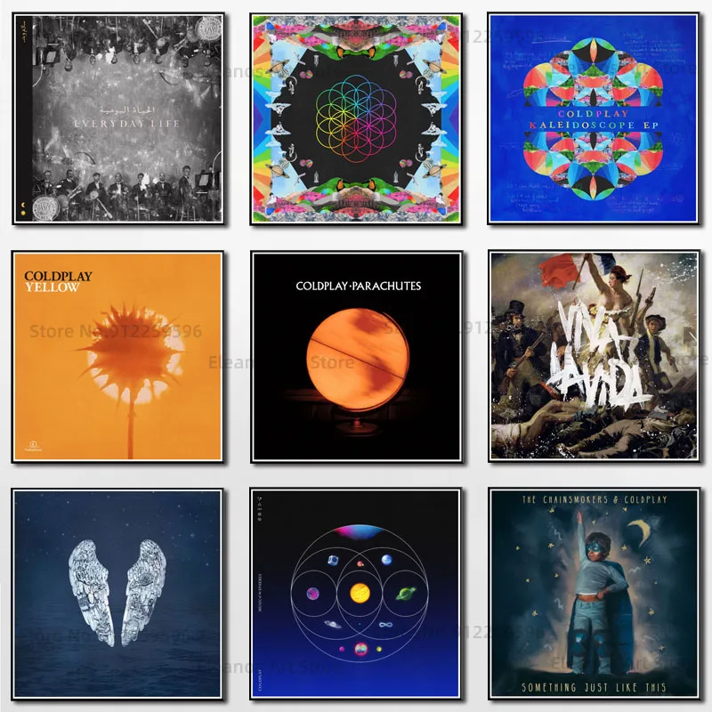 Coldplay Yellow Album Cover