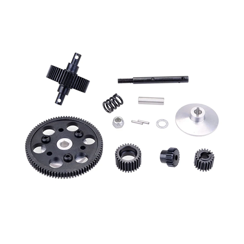 Complete Set Transmission Gears With Motor Gear Hardened Steel for 1/10 ...