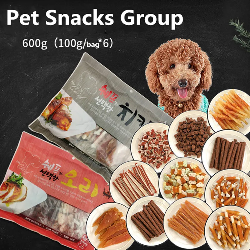 6-Bags-of-Pet-Snacks-Gift-Package-Total-600-g-Dog-Snacks-Pet-Food ...