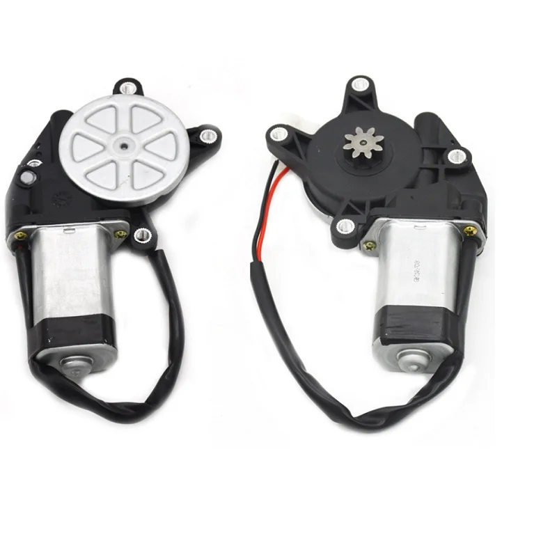 1 Pair Car universal door glass lifter motor 12V 4 Holes electric ...