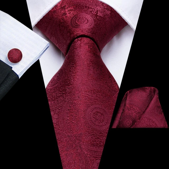 Dark Red Tie