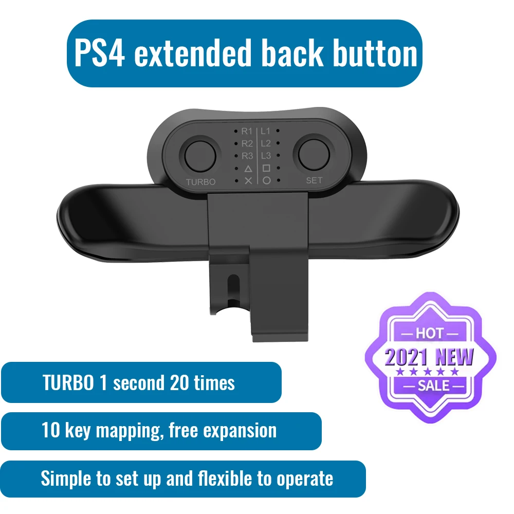 Controller Paddles For Sony Ps4 Gamepad Back Button Attachment For Dualshock4 Joystick Rear