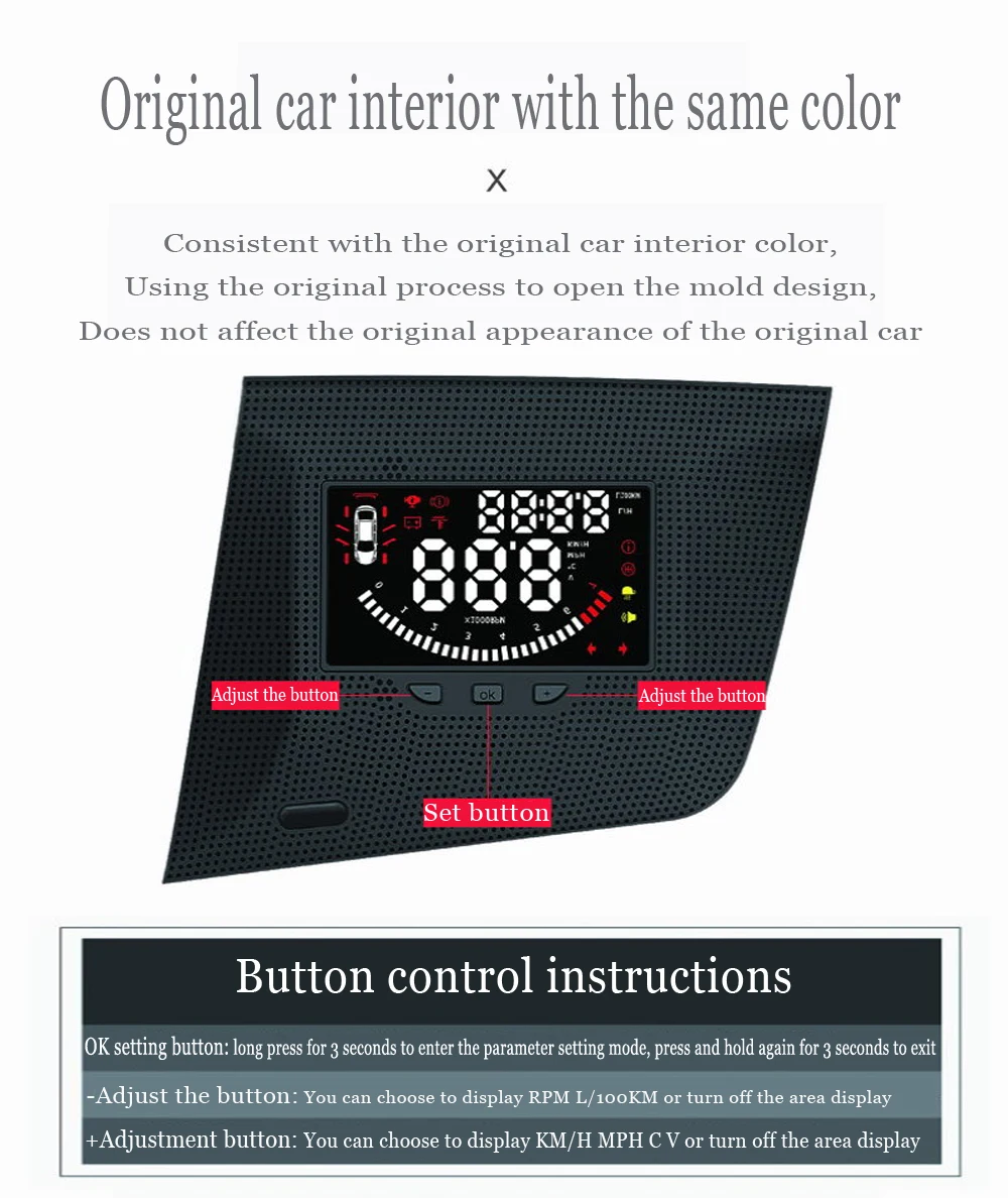 Liandlee полнофункциональный Автомобильный дисплей HUD для Toyota Camry ...