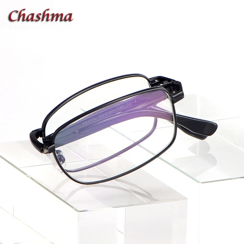 Foldable Men Pure Titanium Prescription Glasses Women Folding Frame ...