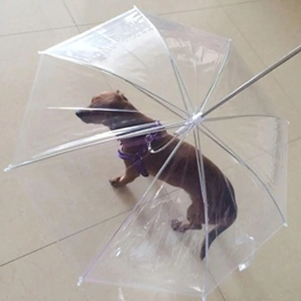 Dog-Rain-coats-Cover-Umbrella-Walking-Waterproof-Clear-Cover-Built-in ...
