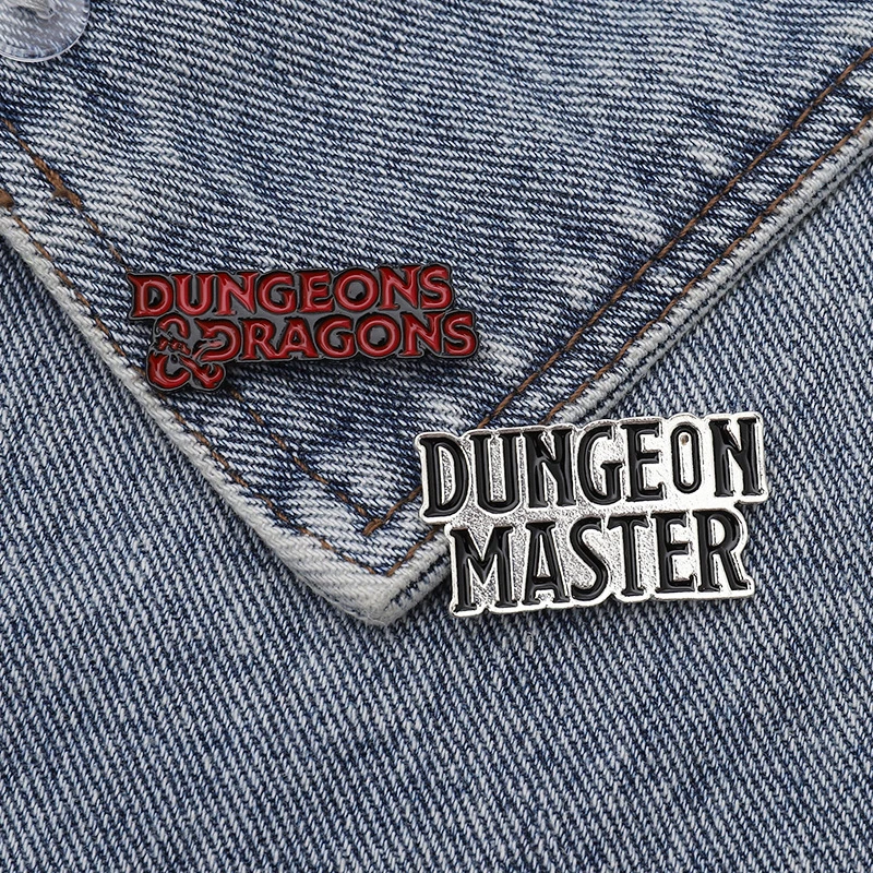 Punk Dnd Dungeon Master Dungeons And Dragons Enamel Pin Custom Brooch ...