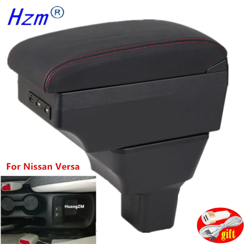 For-Nissan-Versa-Armrest-Box-Almera-2020-2024-Central-Console-Storage ...