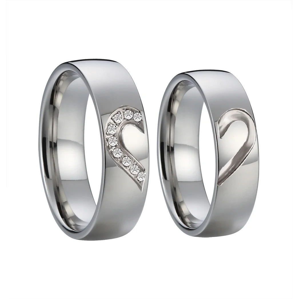 High-Quality-Lover-s-Heart-Wedding-Rings-Couple-Sets-For-Men-And-Women ...