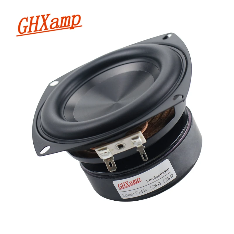 Ghxamp 1pc 4 Inch Woofer Speaker Hifi Subwoofer Waterproof Aluminum ...