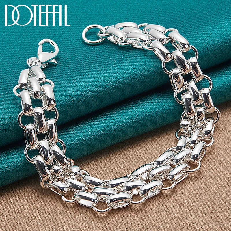 DOTEFFIL-Bracelet-Cercle-Fermoir-en-Argent-Sterling-925-pour-Femme-Or ...